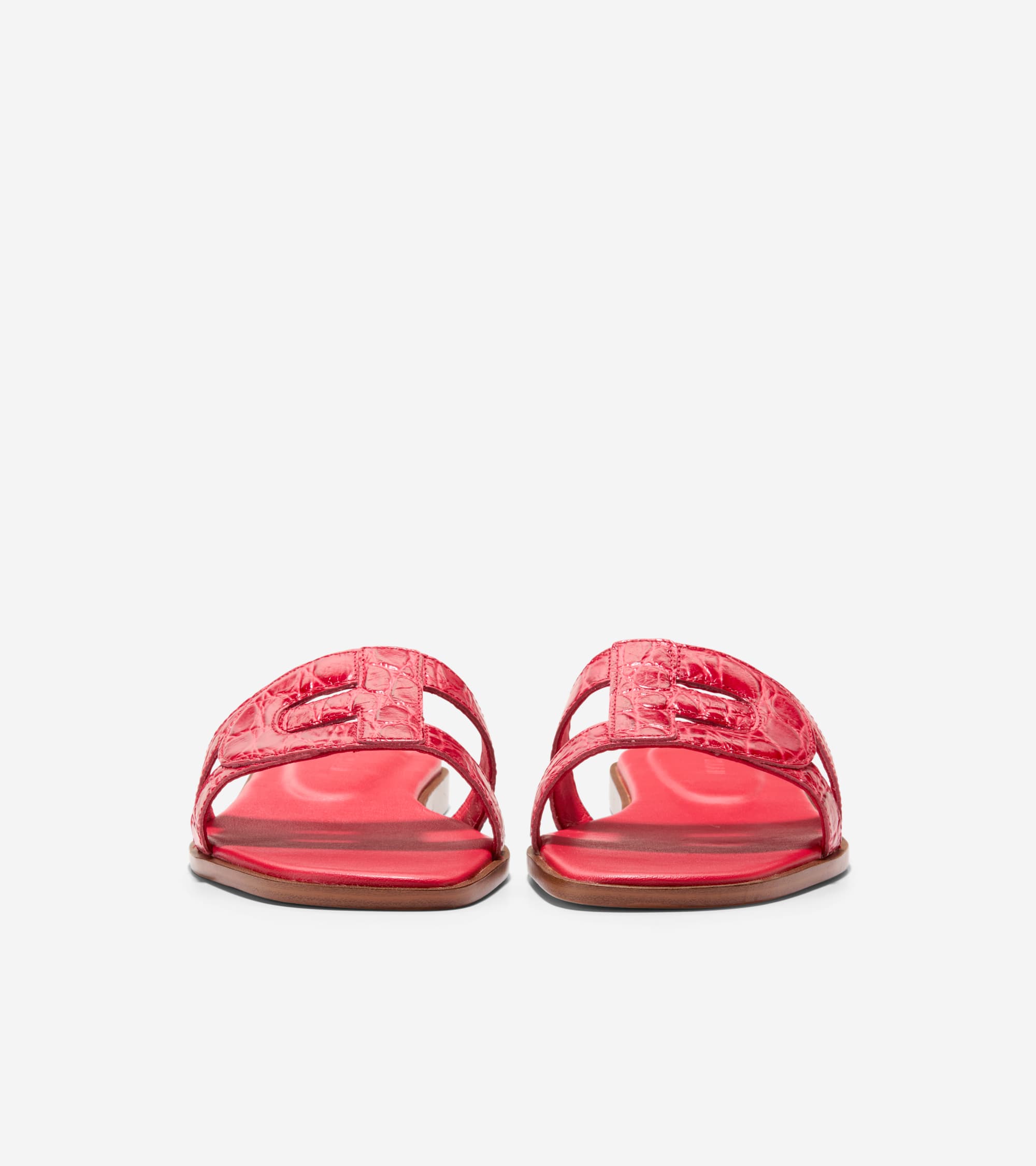 Chrisee Sandal Red Croc Leather
