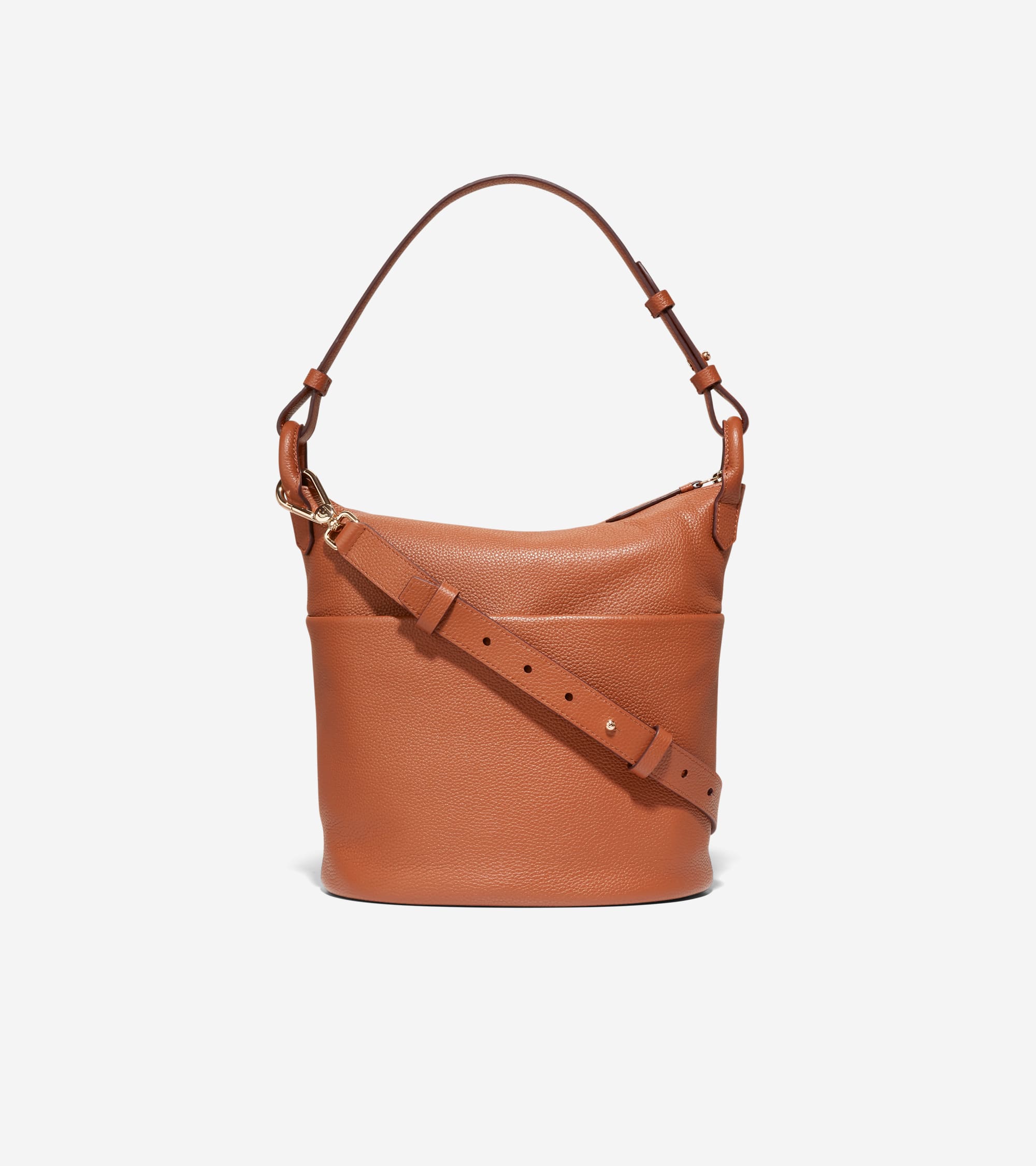Essential Soft Bucket Bag British Tan