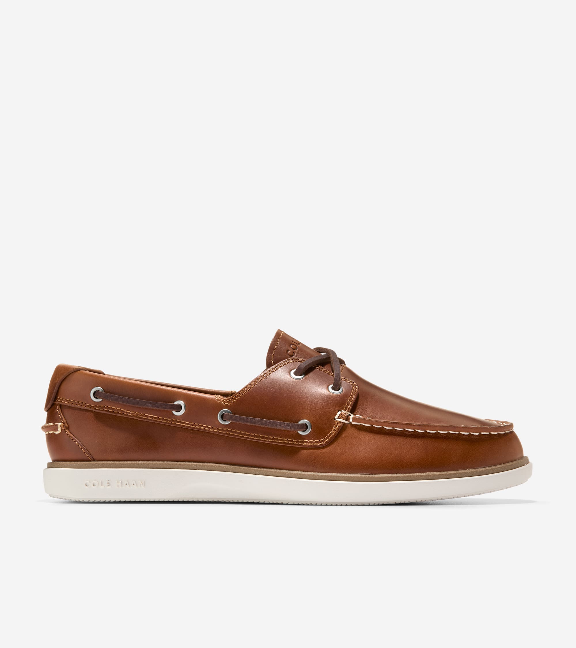 GrandPrø Boat Shoe British Tan Ivory