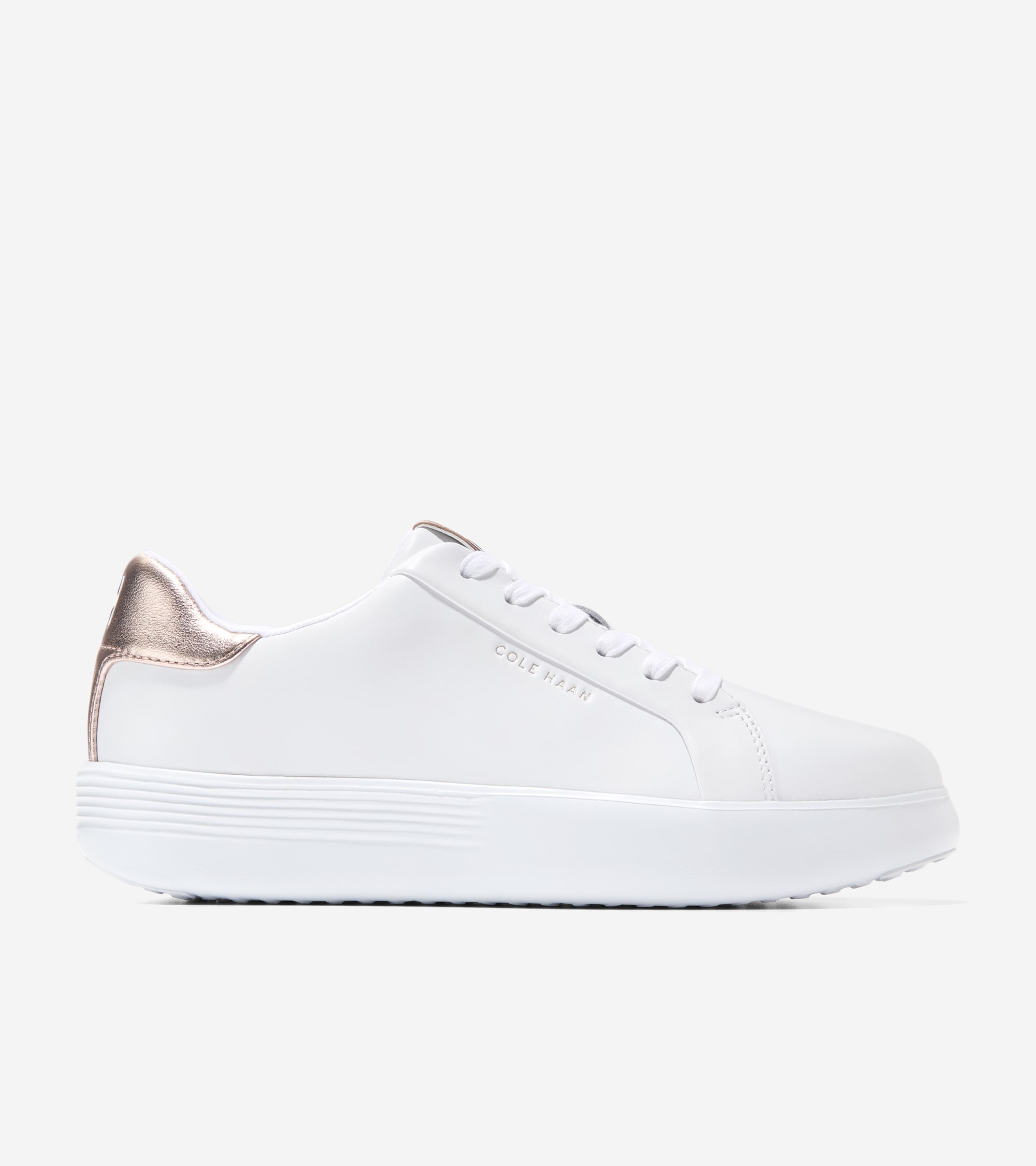 Grand Crosscourt Joy Platform Sneaker White Rose Gold