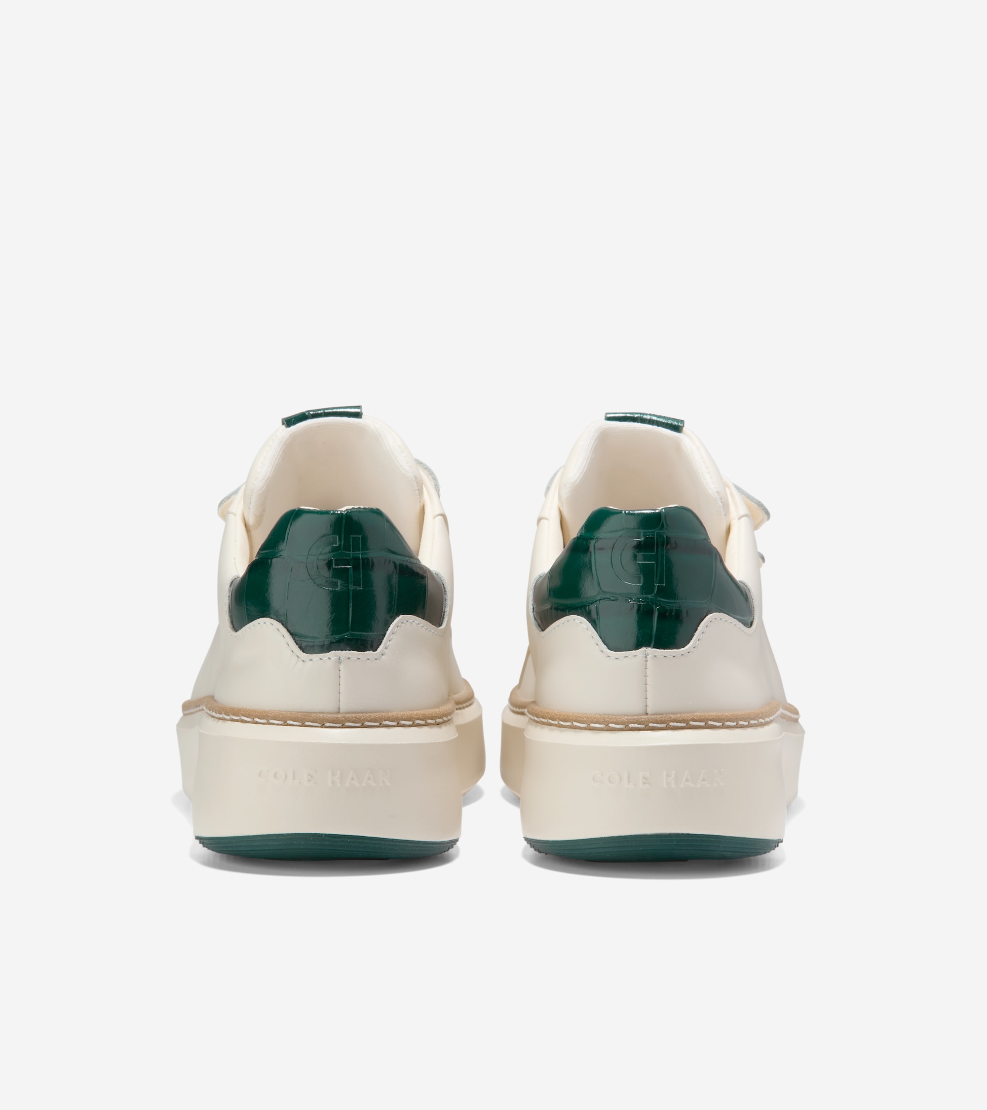 GrandPrø Topspin Triple Strap Ivory Pine Croc