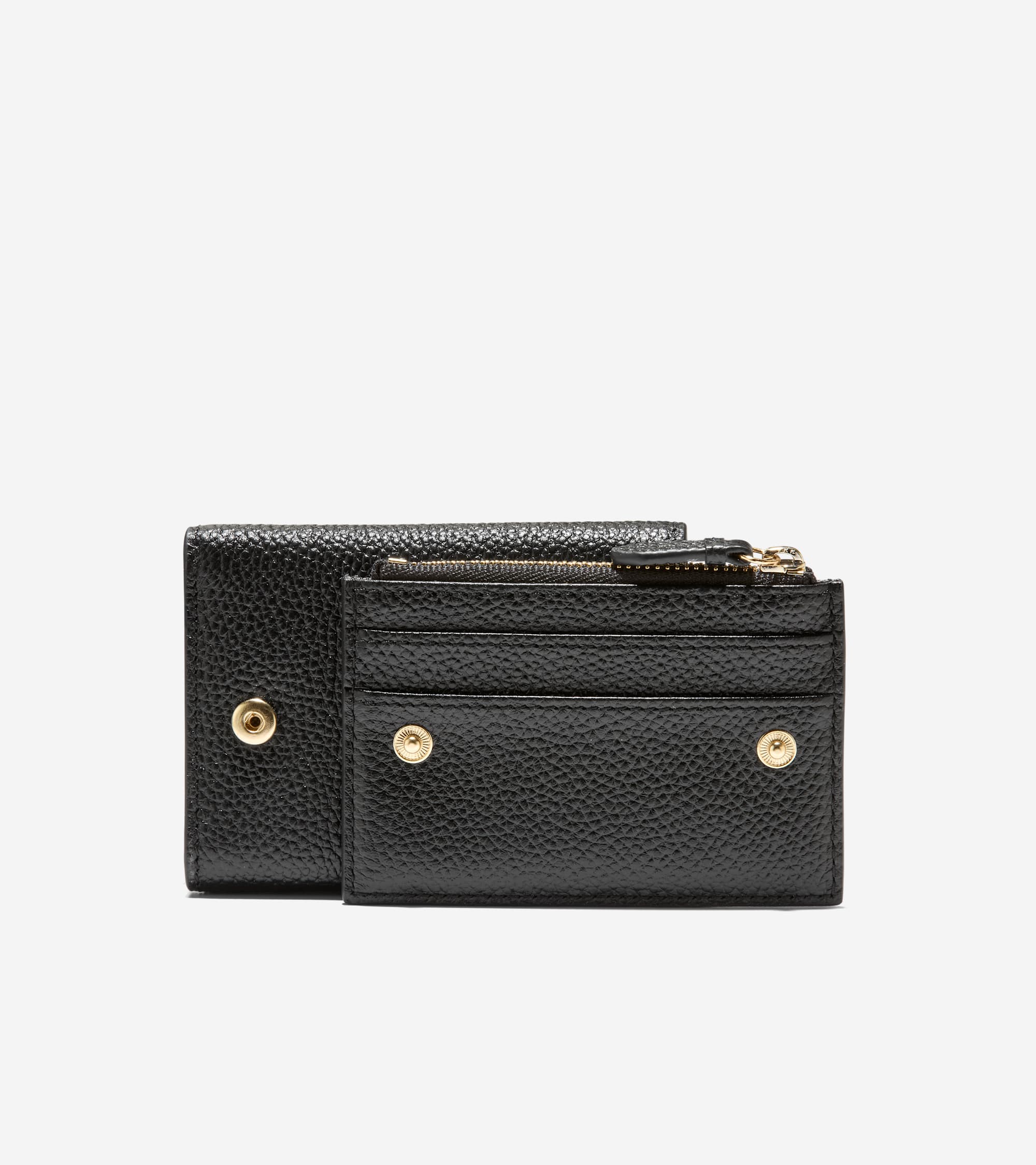 Rachel Bill Fold Compact Wallet Black